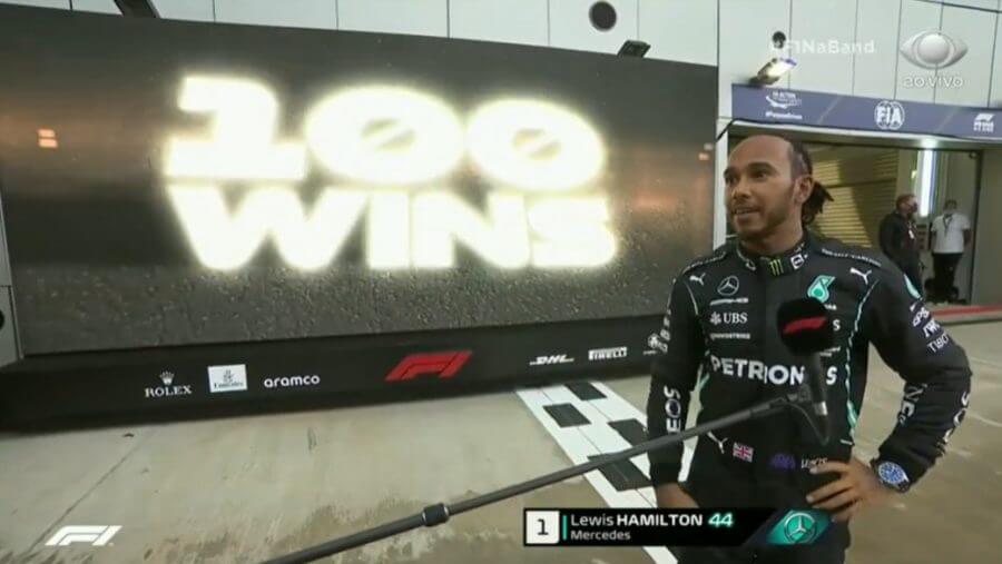 Histórico: Hamilton vence a 100ª corrida da carreira - Turboway